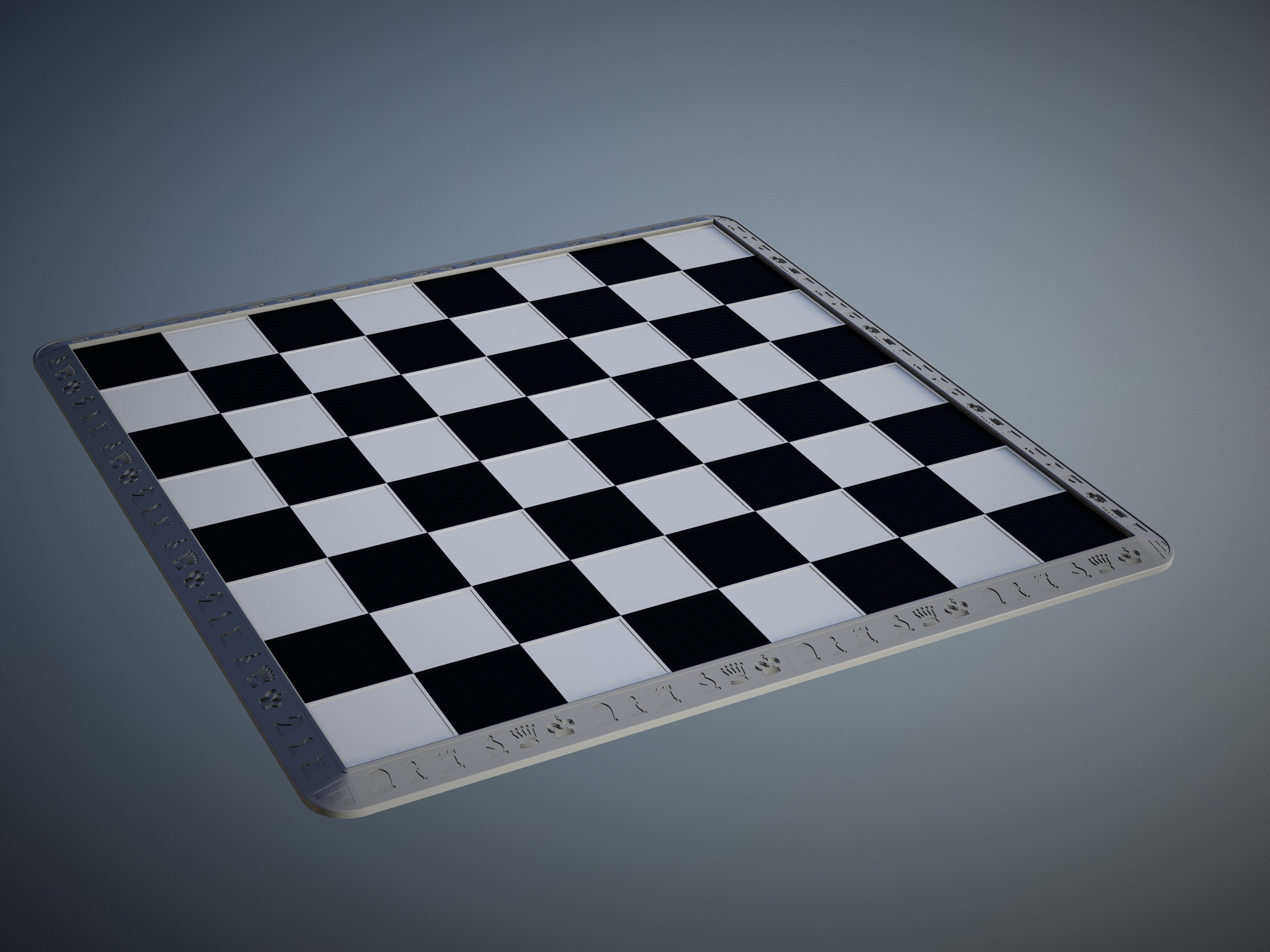 Modular Chess Board – STL File for 3D Printing & CNC – Draconiak Store